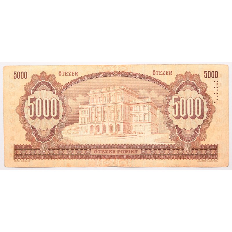 5000 forint 1992 J